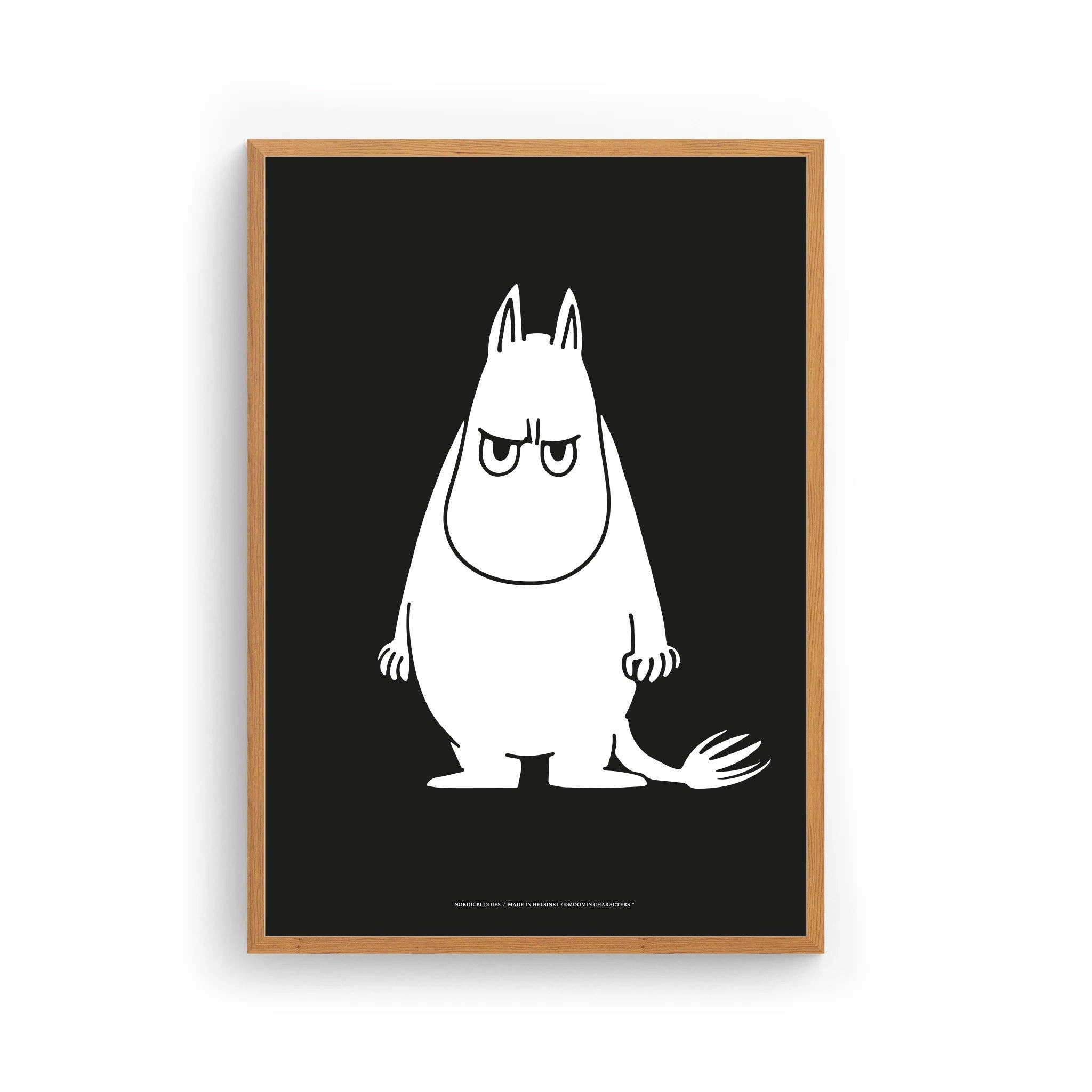 Moomintroll's Temper Poster: 50x70cm - Black – Design House Vancouver