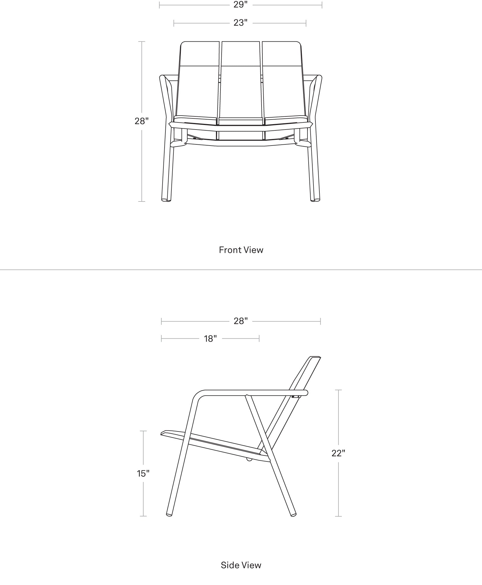 Offline Outdoor Lounge Chair – Design House Vancouver